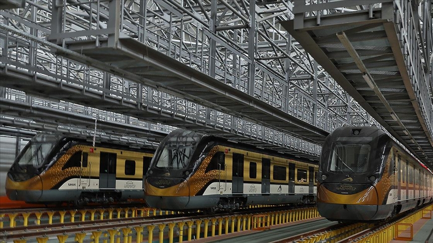 Yerli ve milli tren setinin 6'ncısı Gaziantep'e geldi