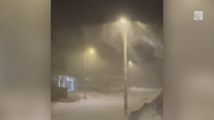 Fierce blizzard conditions batter Bonavista, Newfoundland