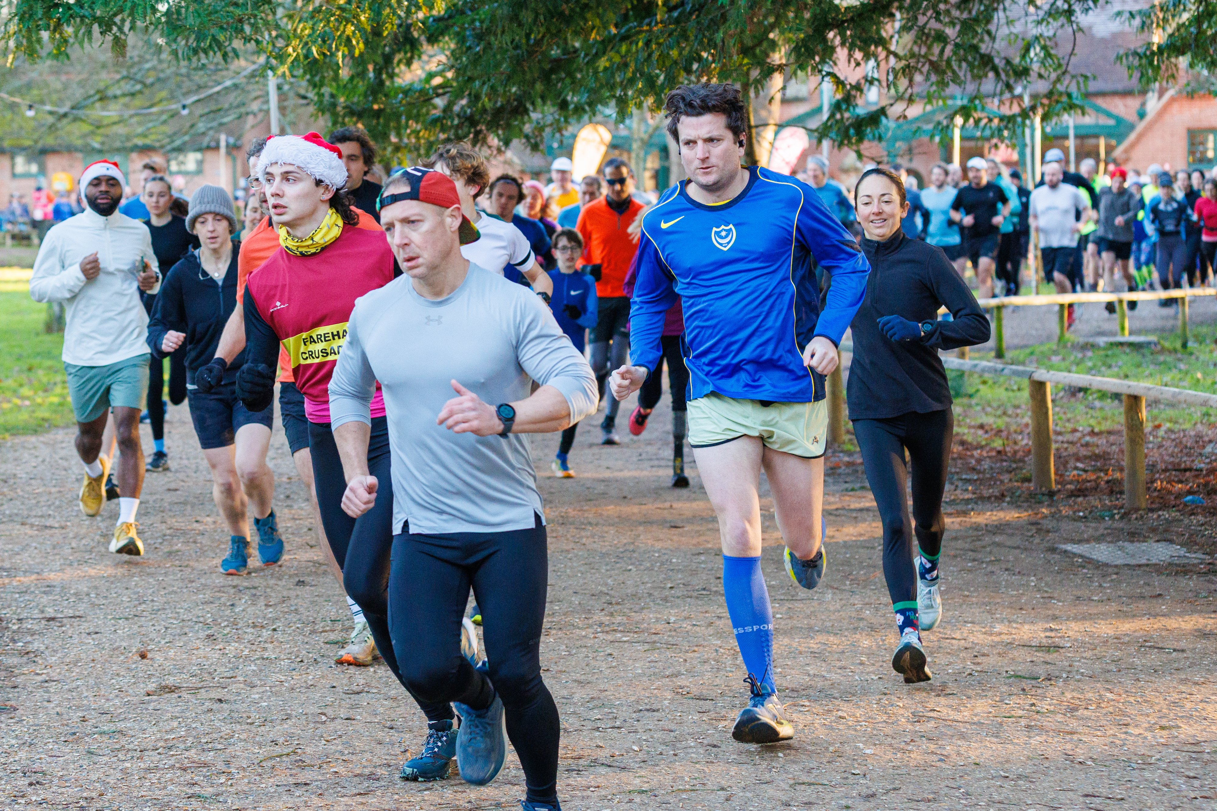 Inspirational runners brave the cold to work off Christmas excesses at ...