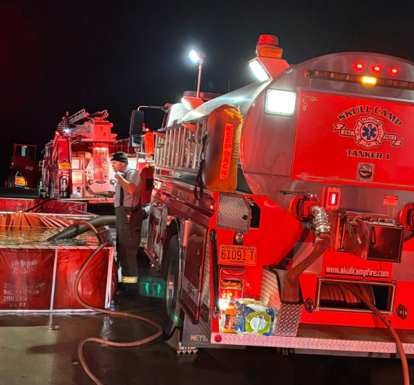 Glade Creek firefighters: Multiple units respond to large building fire ...