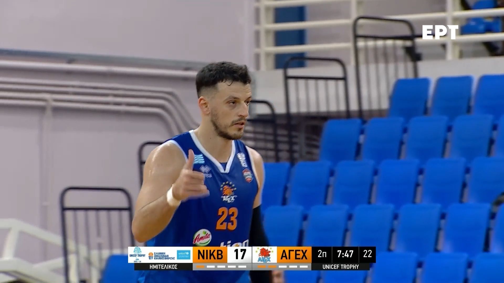 Νίκη Βόλου - ΑΓΕΧ | Back to back τρίποντα του Κανονίδη