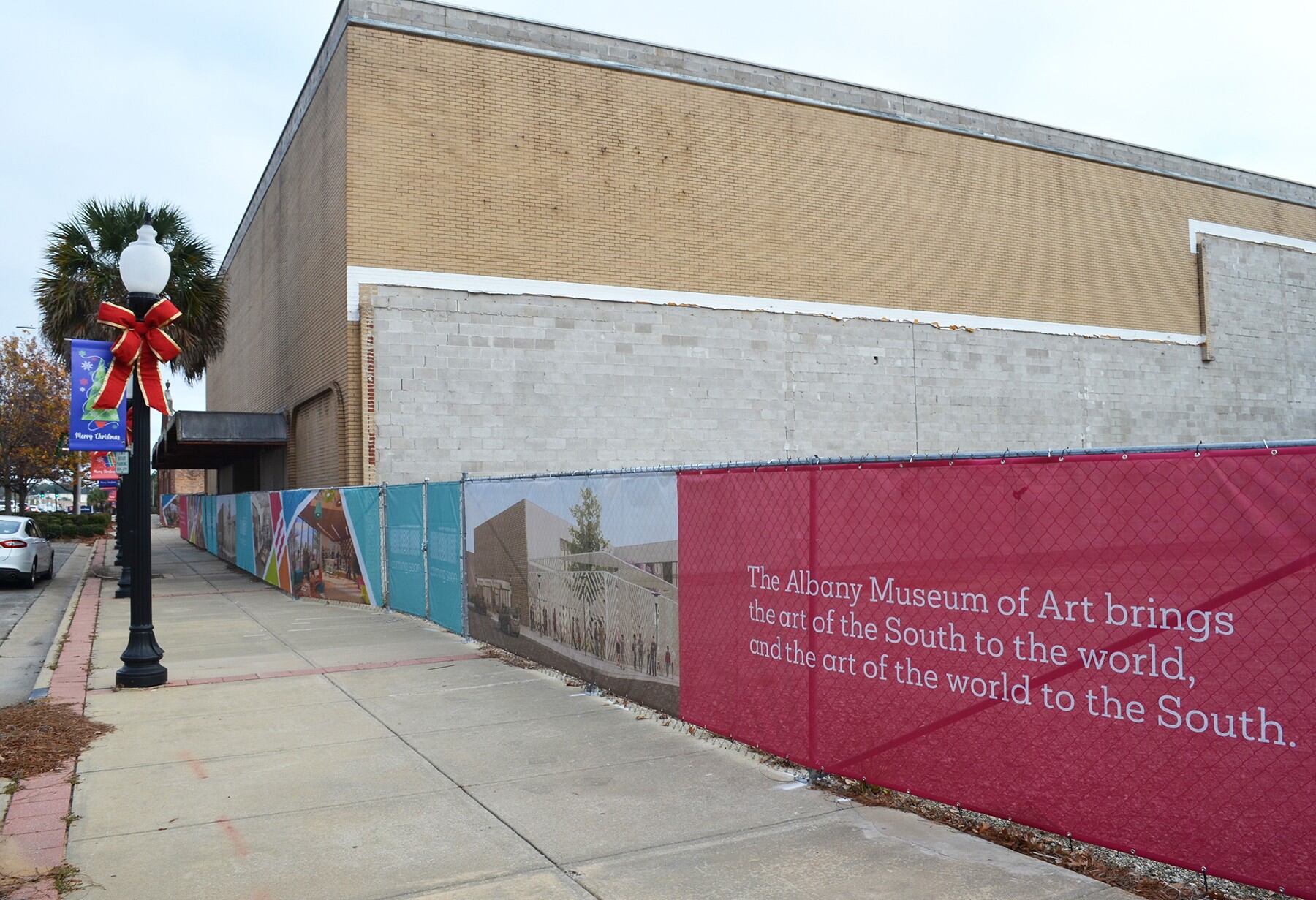 Scenes of tomorrow’s museum surround the Albany Museum of Art’s future home