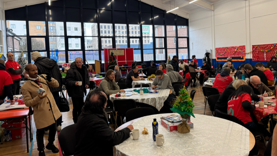 Hundreds use homeless shelter set up in school