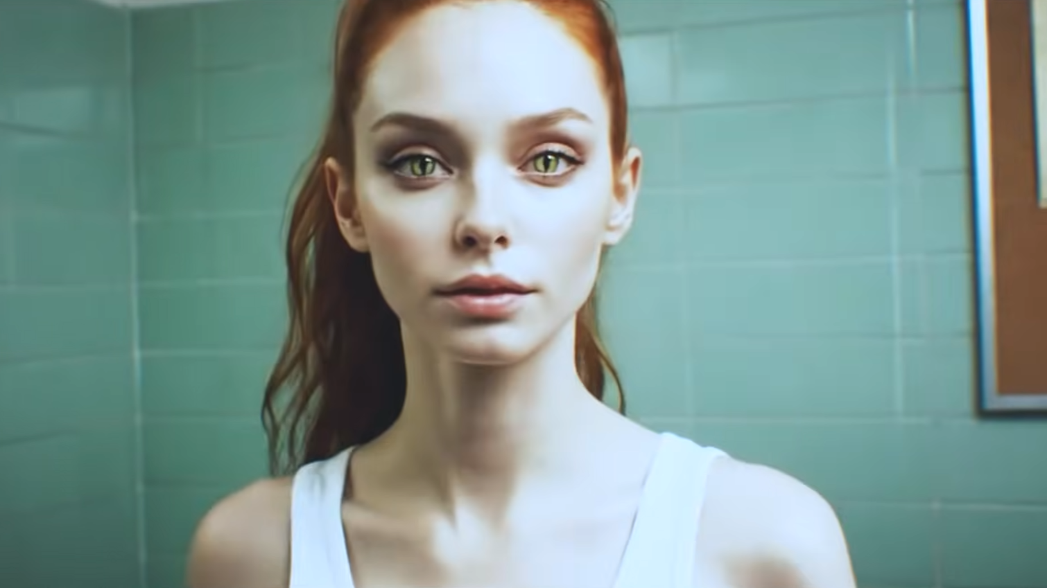 Her roommate’s eyes were slitted. Her skin was cold. She wasn’t human