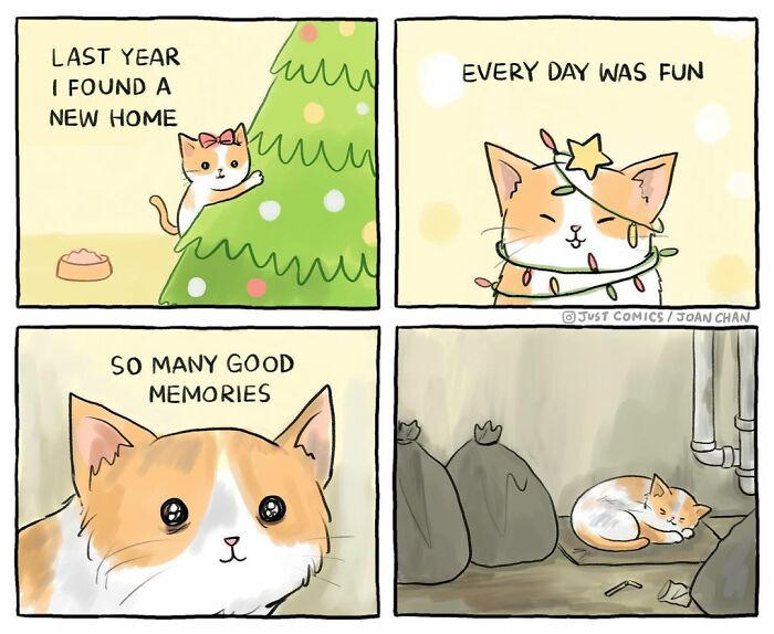 31 heartbreaking comics about animal abuse and factory farming by Joan Chan