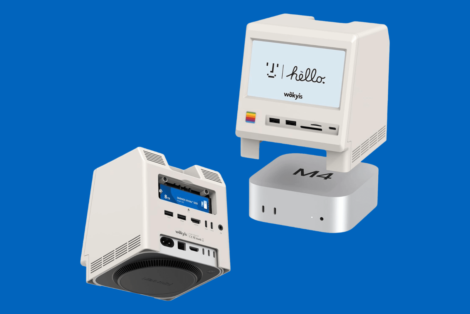 Retro trifft neu: Mac Mini M4 Dock im klassischen Design