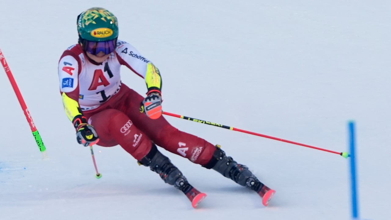 Austria's Julia Scheib gets her 3rd World Cup giant slalom win of the ...