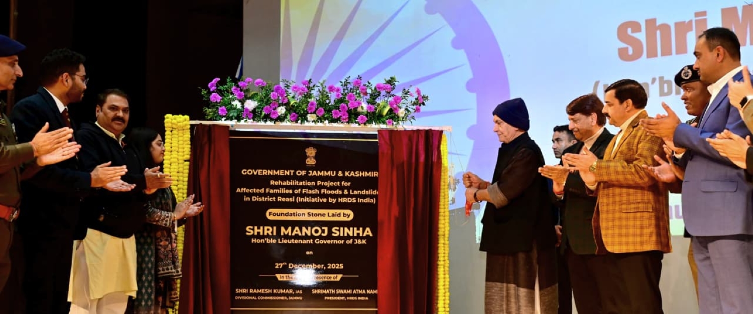 Lieutenant governor lays foundation of 320 houses for families affected ...