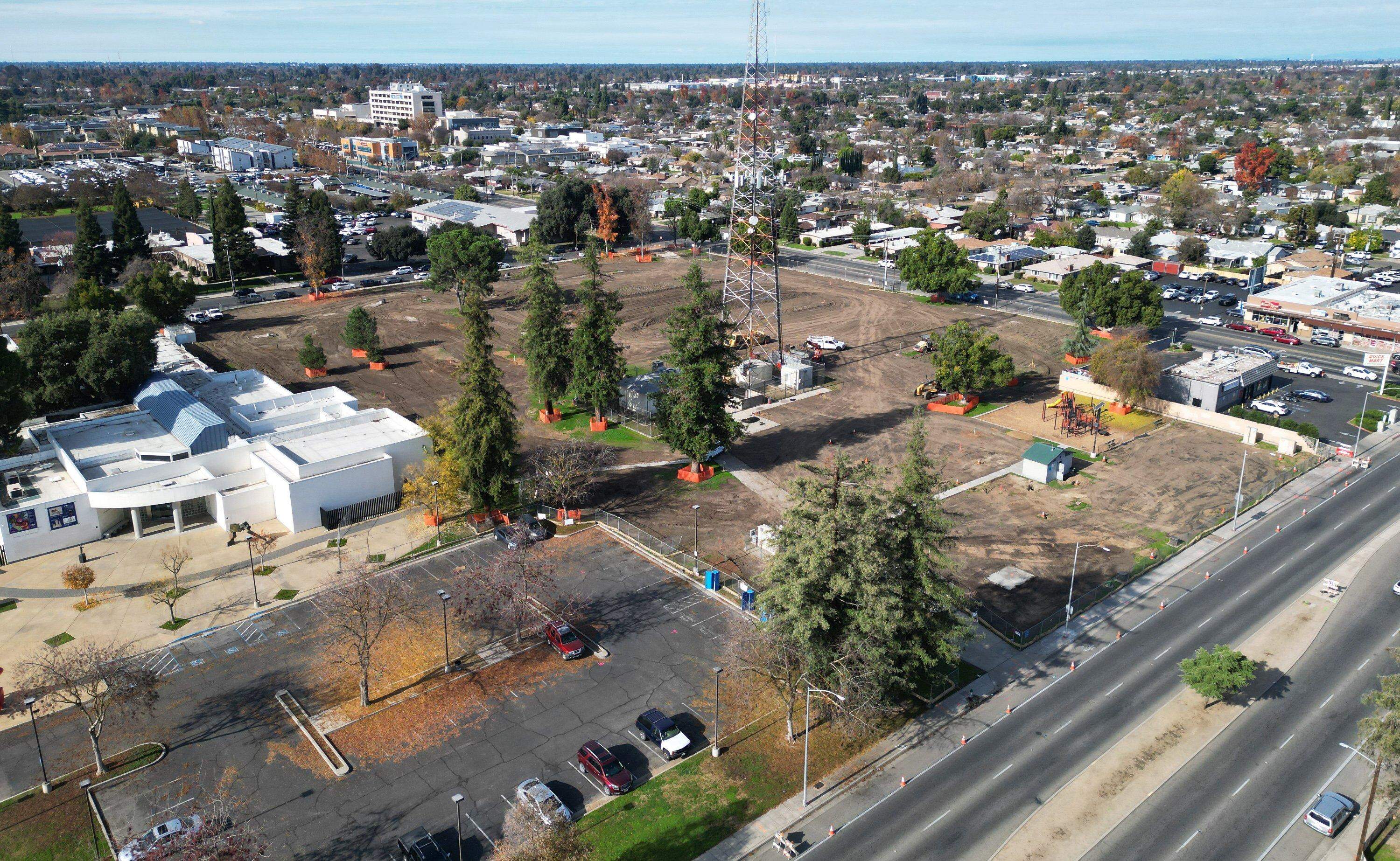 Radio Park in central Fresno closed for $10.6M construction. See new ...