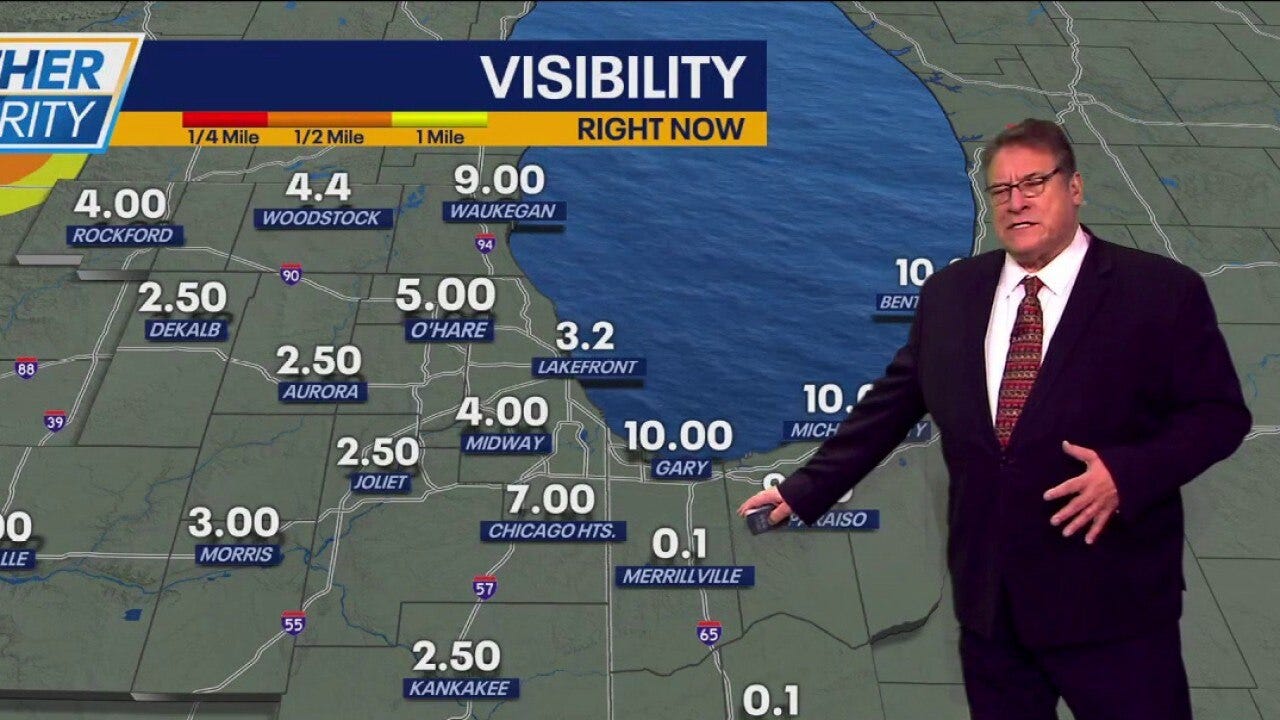 Chicago weather: Foggy, warmer temps today, but cold front is coming