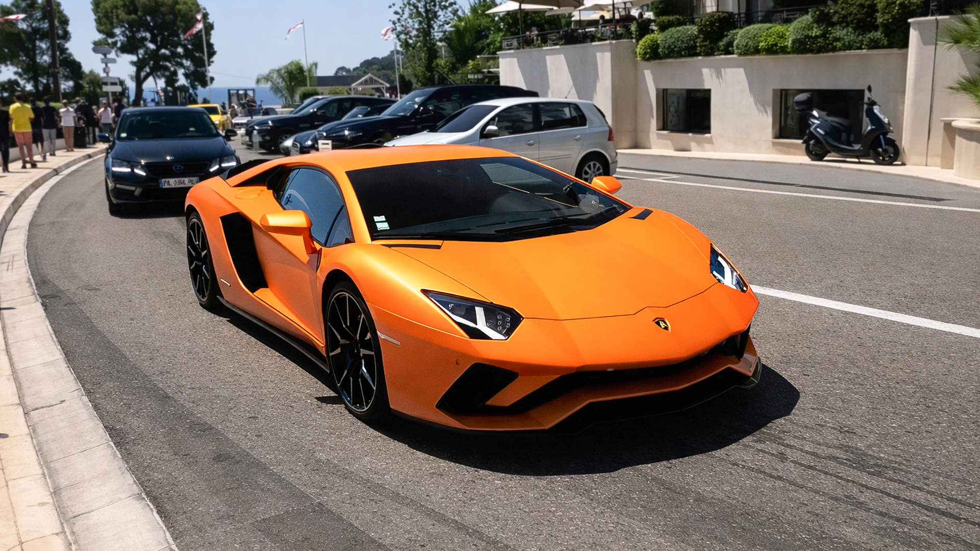 $450,000 Lamborghini Aventador spotted in Monaco