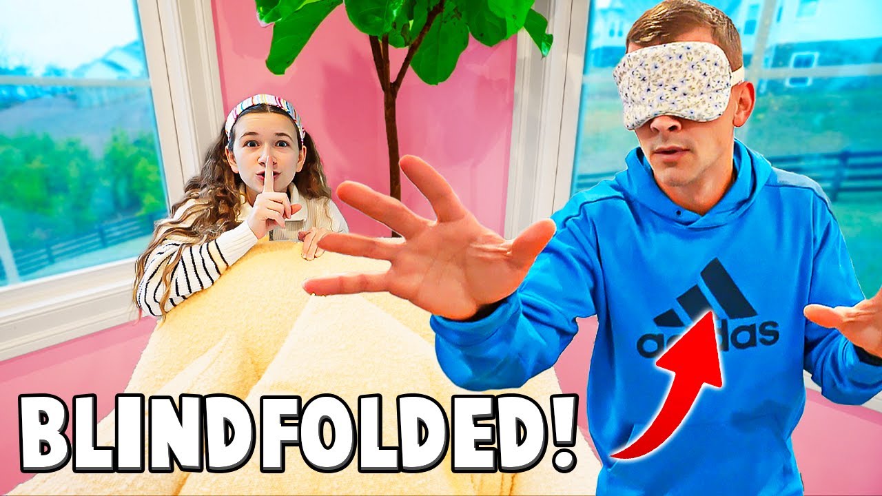 Blindfolded hide & seek challenge - who will survive?