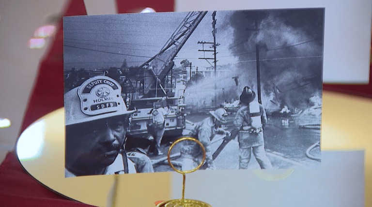 San Diego firefighter who broke the color barrier celebrates 100th birthday