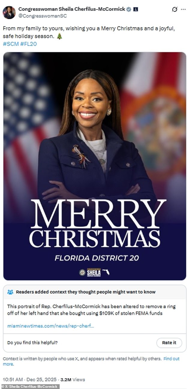 Florida Dem accused of stealing $5m in relief funds trolled for editing ...