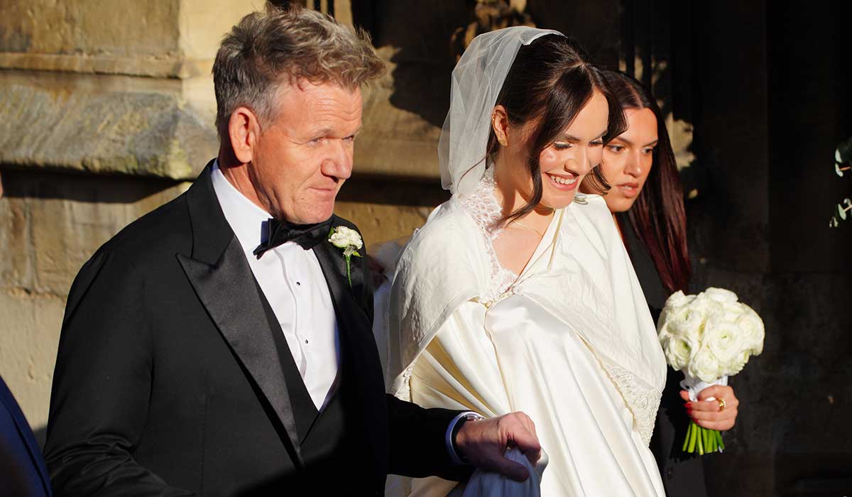 Proud dad Gordon Ramsay beams on daughter Holly’s wedding day