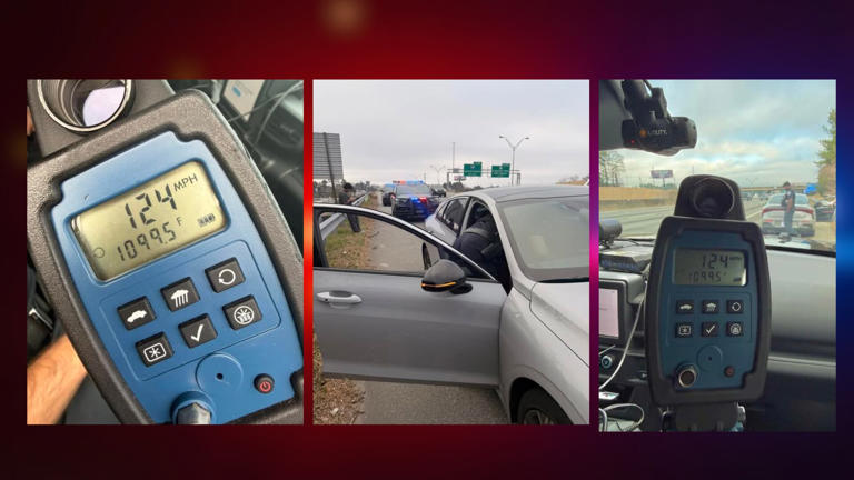 'Not OK:' 22-year-old charged after hitting 124 mph on I-75