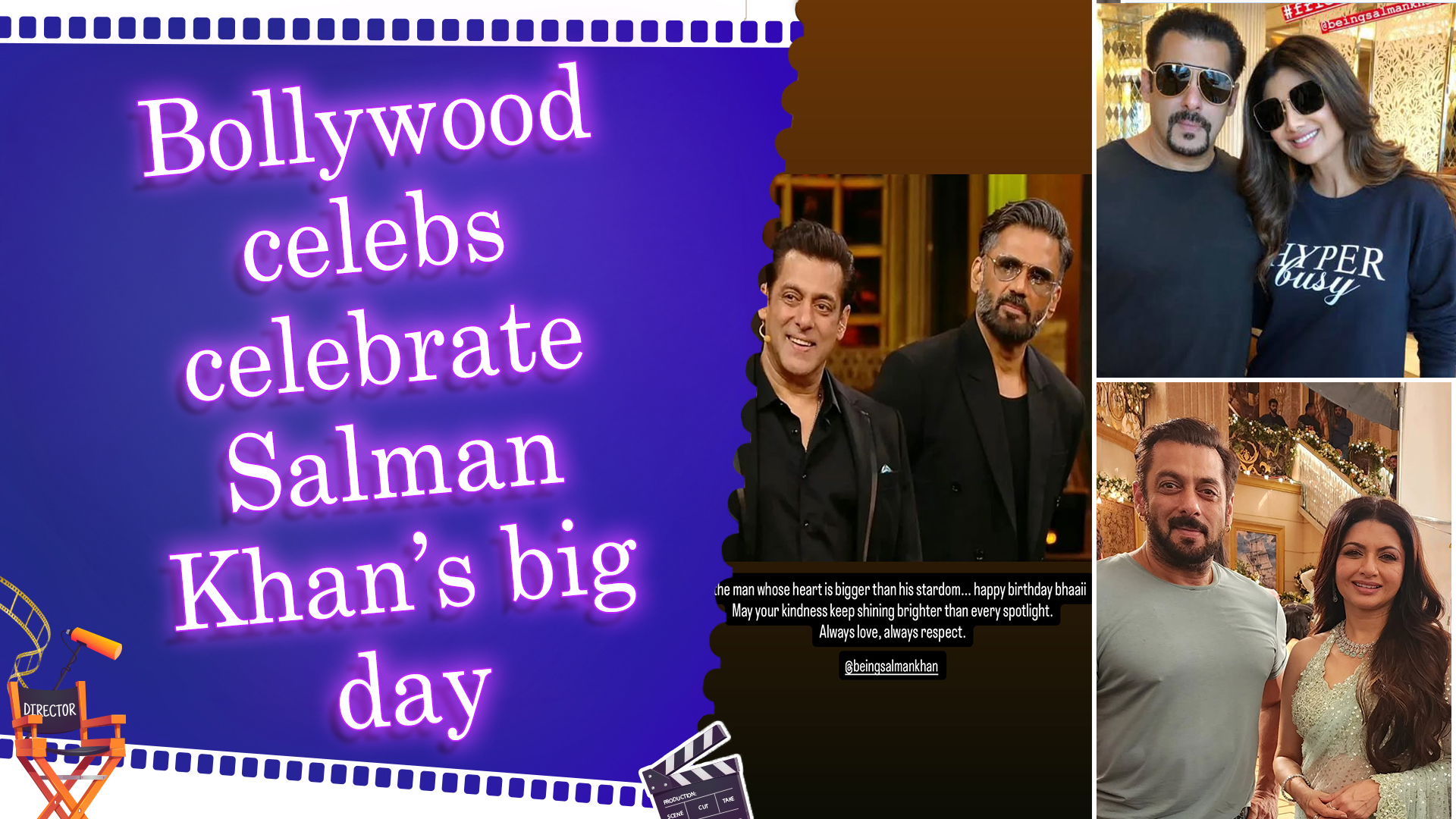 Salman Khan celebrates 60th birthday as Bollywood friends share ...
