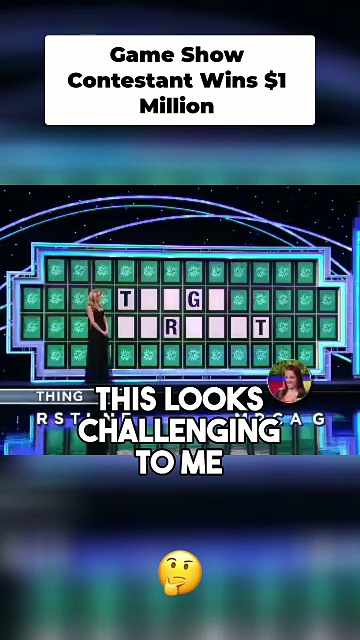 Autumn takes a shot at one million dollars on Wheel of Fortune