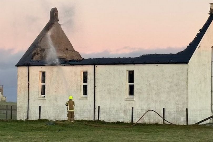 Scots church destroyed by fire on Boxing Day as island community 'in shock'