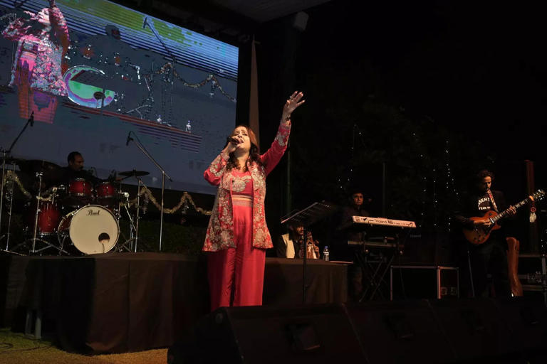 Keesha enthralls Chandigarh with soulful rendition for Xmas festivity