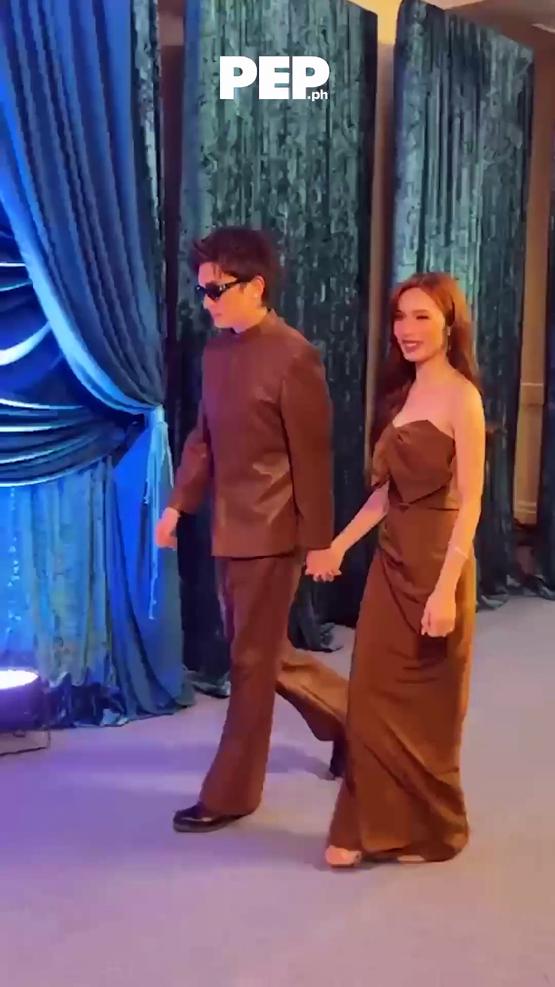 FranSeth at the 51st MMFF Gabi ng Parangal blue carpet | PEP coverage