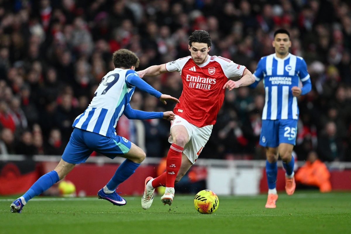 Injury-riddled Arsenal try to go top of Premier League versus Brighton