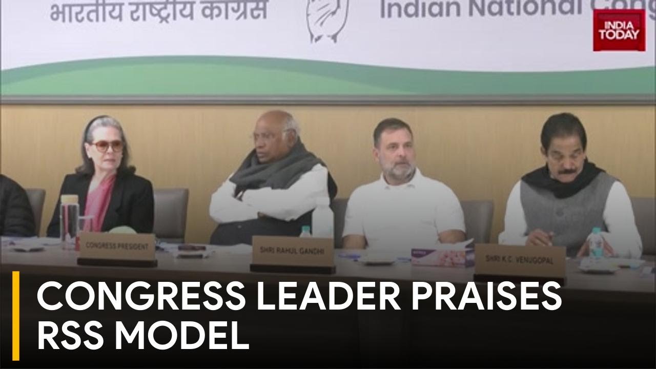 Special report: Congress leader praises RSS organizational model amid ...