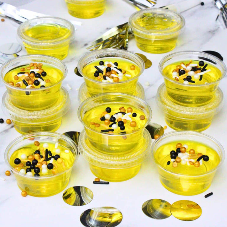 French 75 jello shots: The elegant twist on a classic cocktail perfect ...