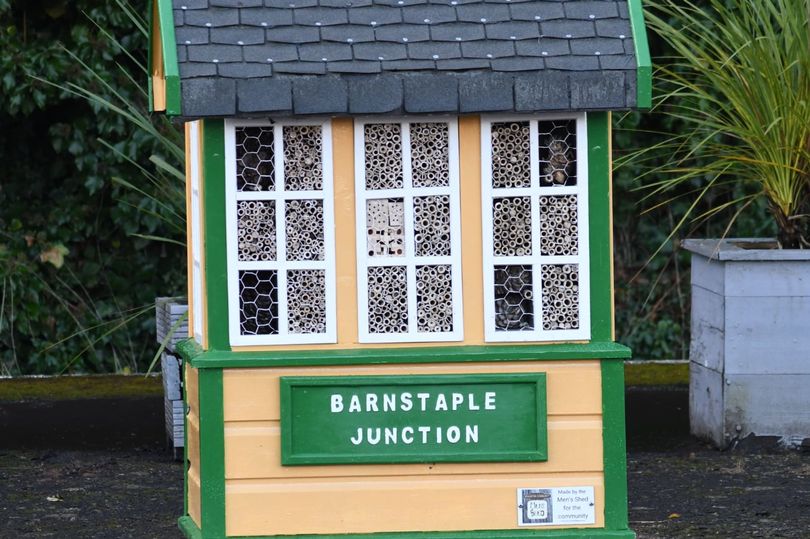 Quirky new arrival at Devon train station platform