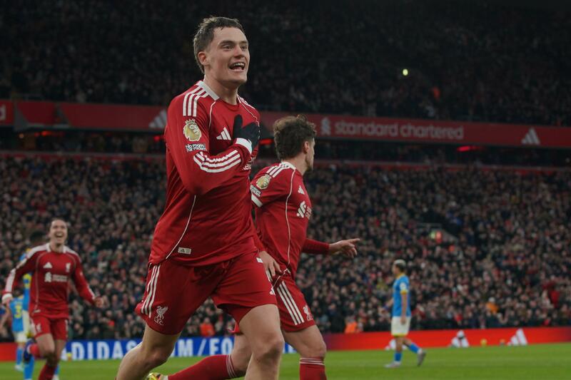 Florian Wirtz nets first goal for Liverpool in nervy win over bottom ...