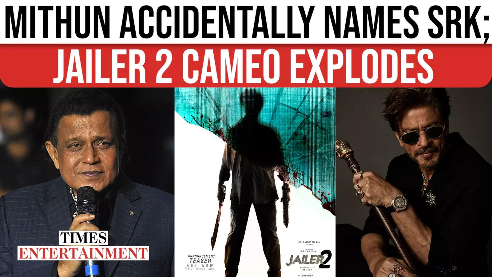 SRK–Rajinikanth reunion buzz explodes after Mithun mentions Shah Rukh ...