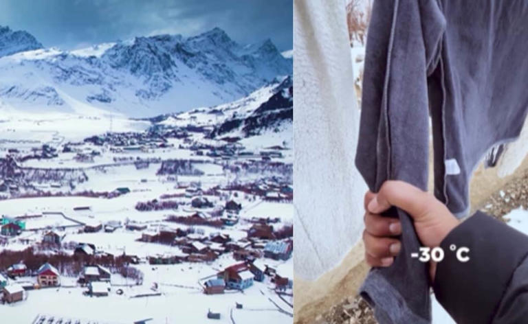 Explore India's coldest village where temperature drops below minus 25 ...