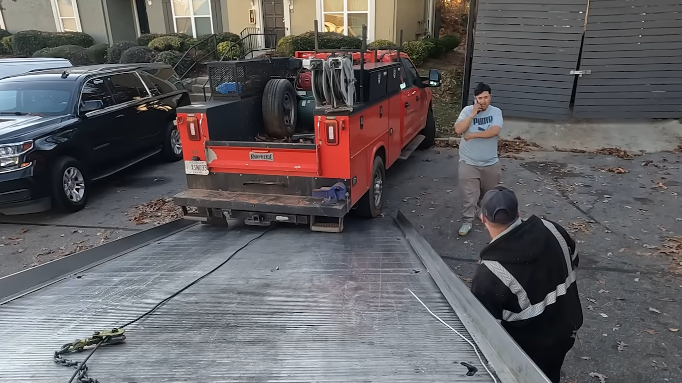 That moment you hear the chain - and realize tow trucker isn’t joking