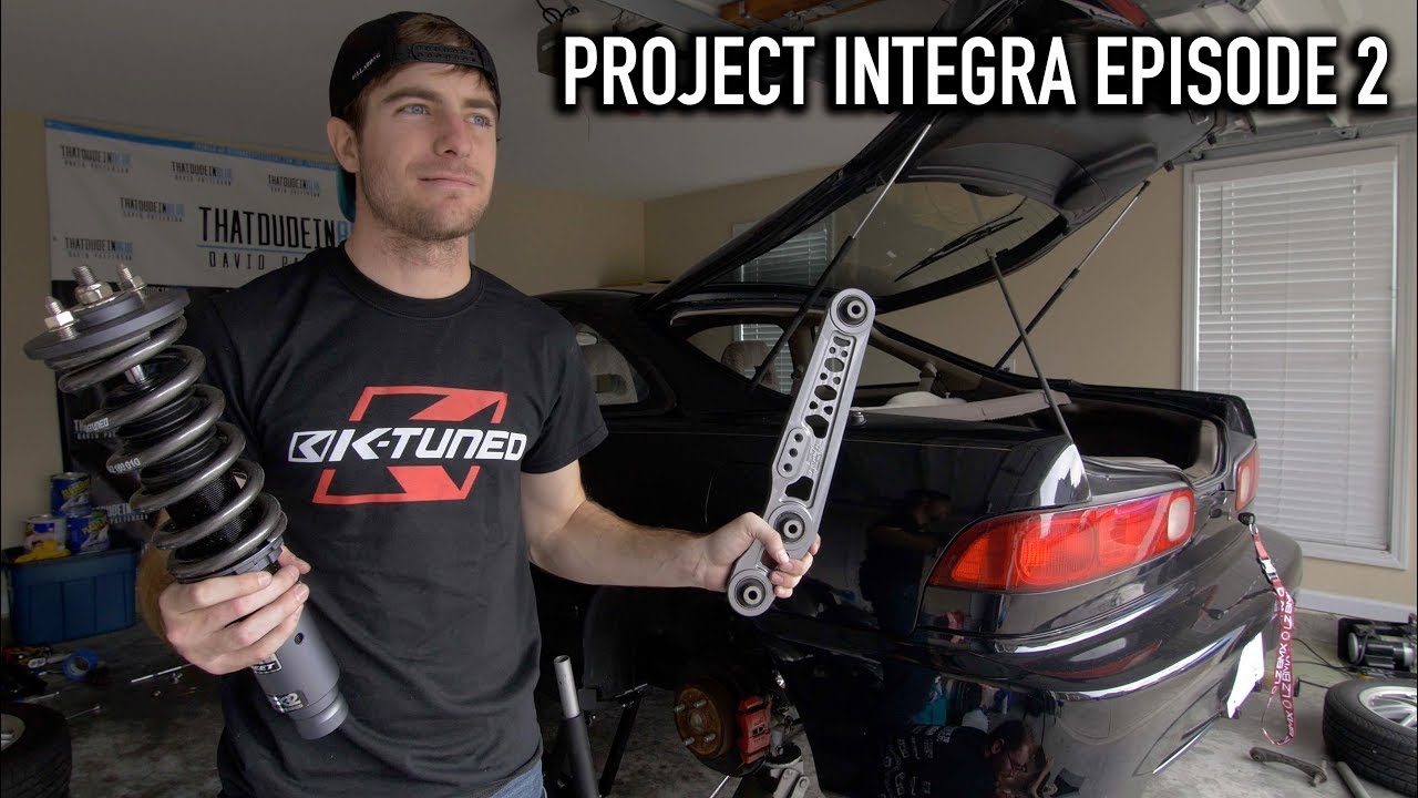 Acura Integra project Ep. 2 makes car handle with suspension
