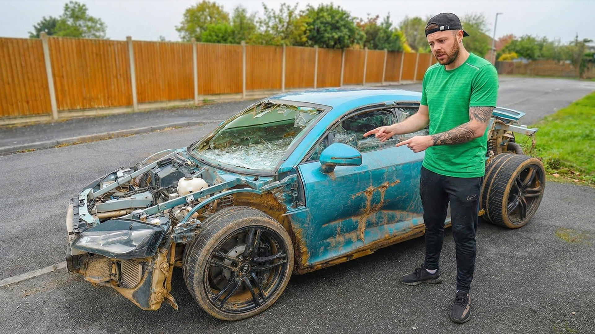 I bought a destroyed Audi R8 from Mark McCann