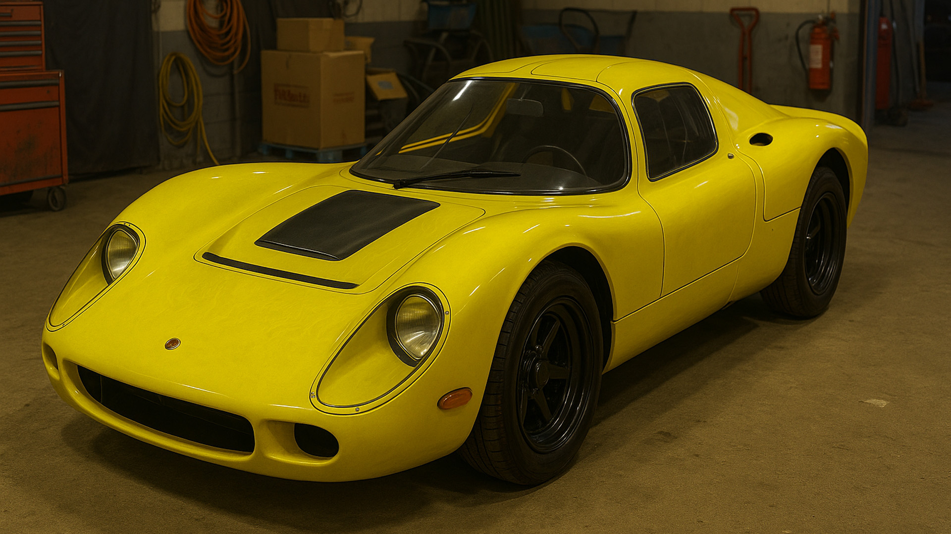 A Christmas deadline to save a wrecked supercar