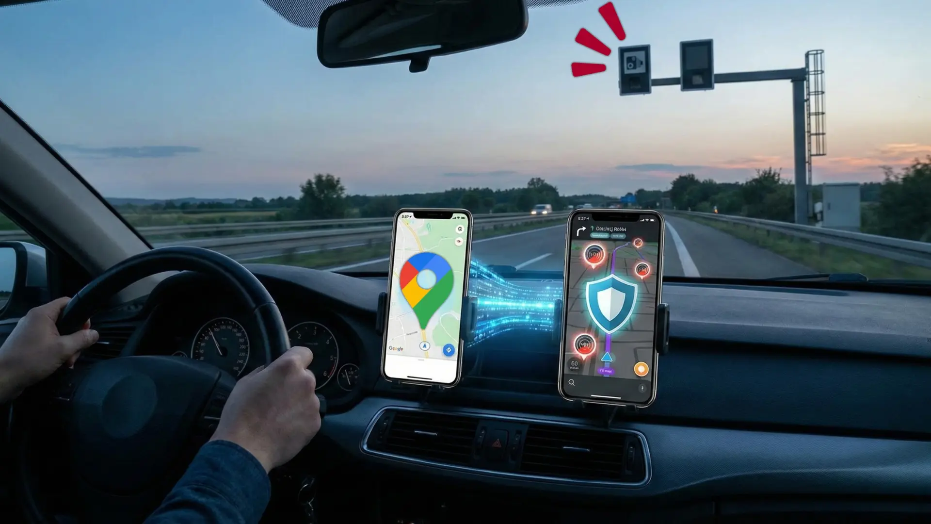 Google Maps es bueno con los radares, pero con este truco le añadirás ...