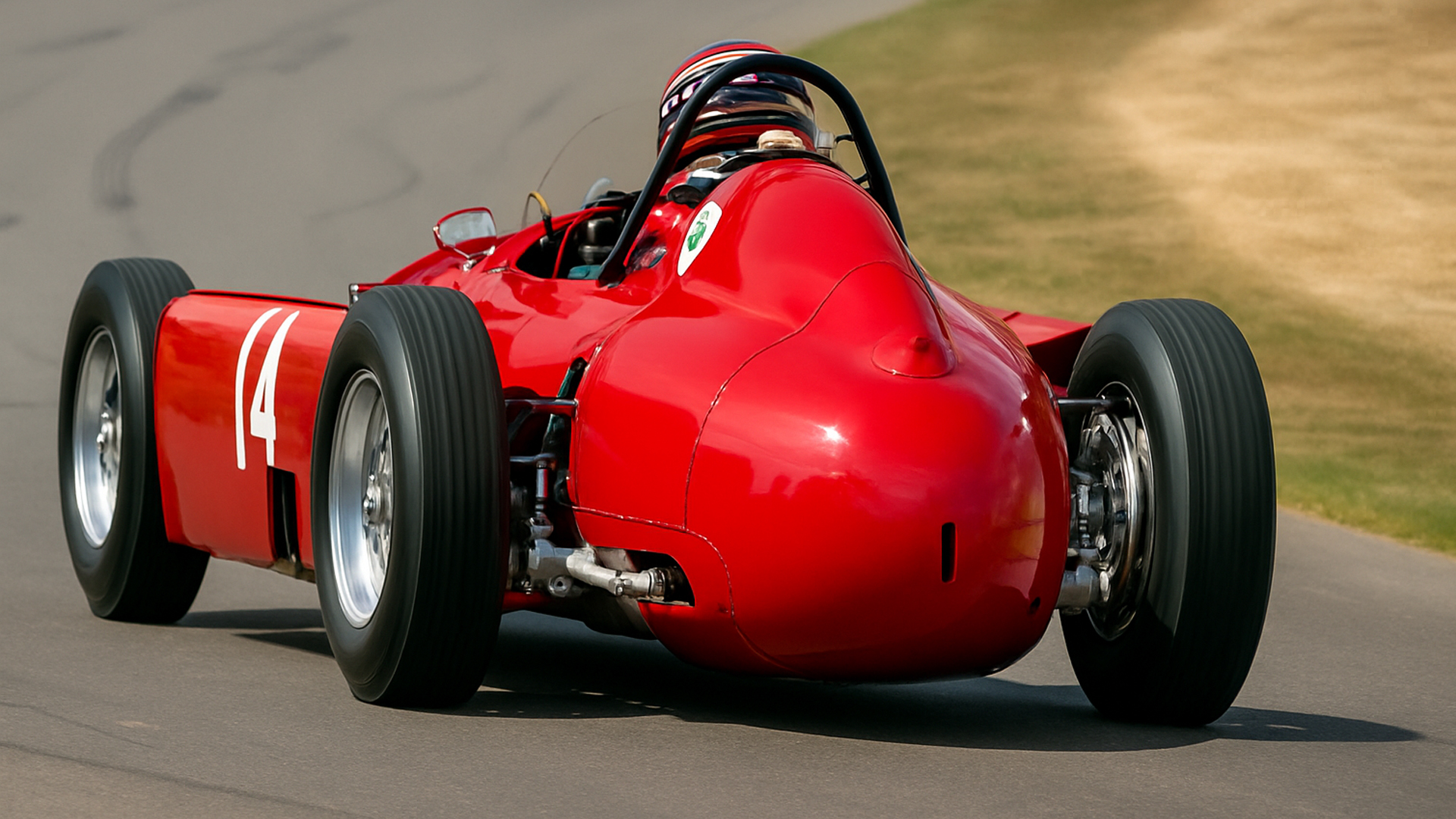 This classic Ferrari race car sounds incredible