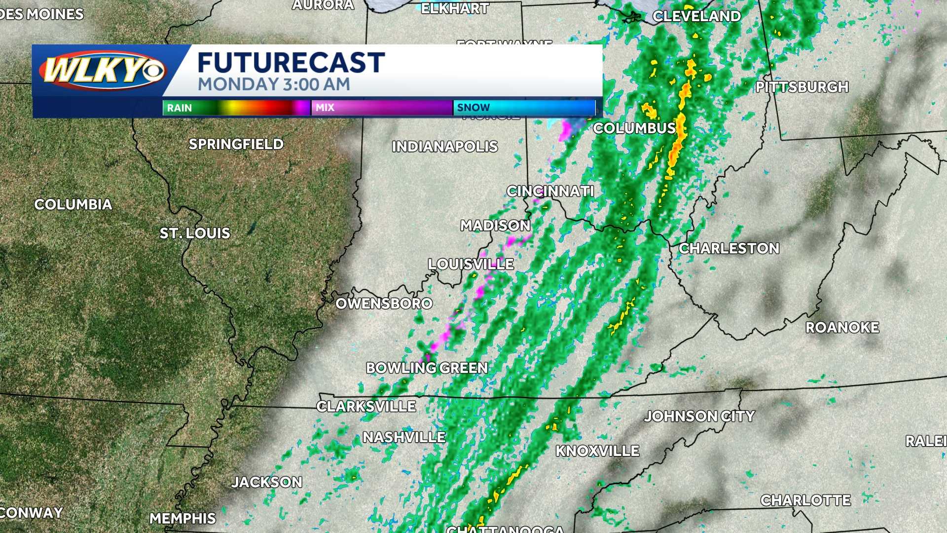 Impact weather: Wind advisory, gusty storms possible Sunday night