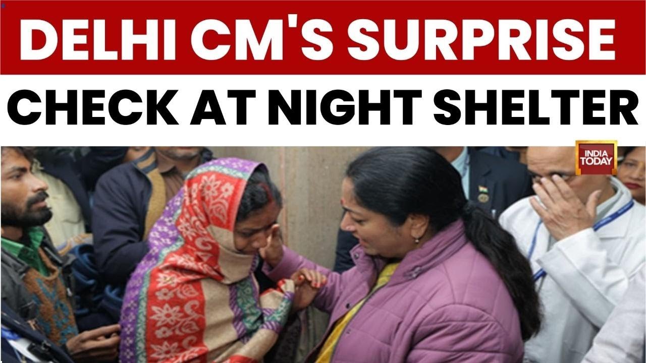 Delhi CM Rekha Gupta conducts surprise night inspection at Kashmiri ...
