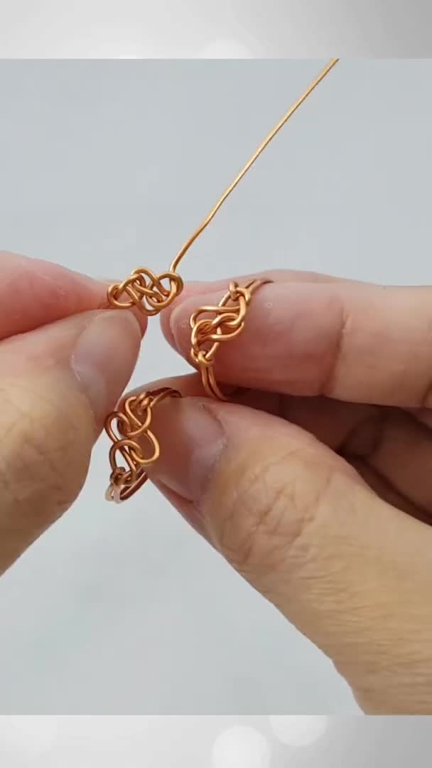 Play with wire | Eternity knot rings | Celtic style @LanAnhHandmade 646 ...