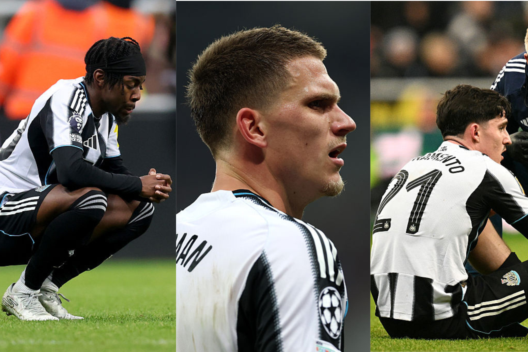 Anthony Elanga, Tino Livramento & Sven Botman - Newcastle United injury ...