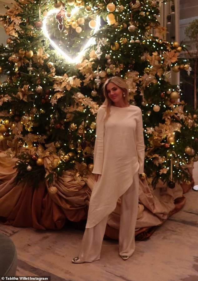 Made in Chelsea's Tabitha Willett glows in all white as she shows off ...