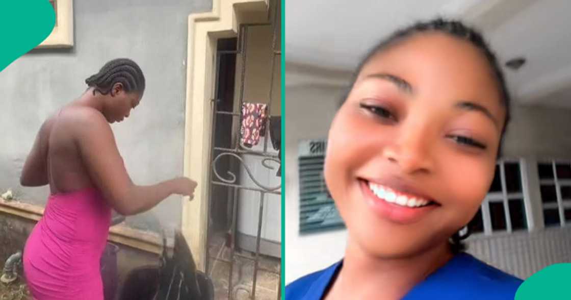 Watch video of Nigerian lady throwing away 'Christmas rice' from neighbour