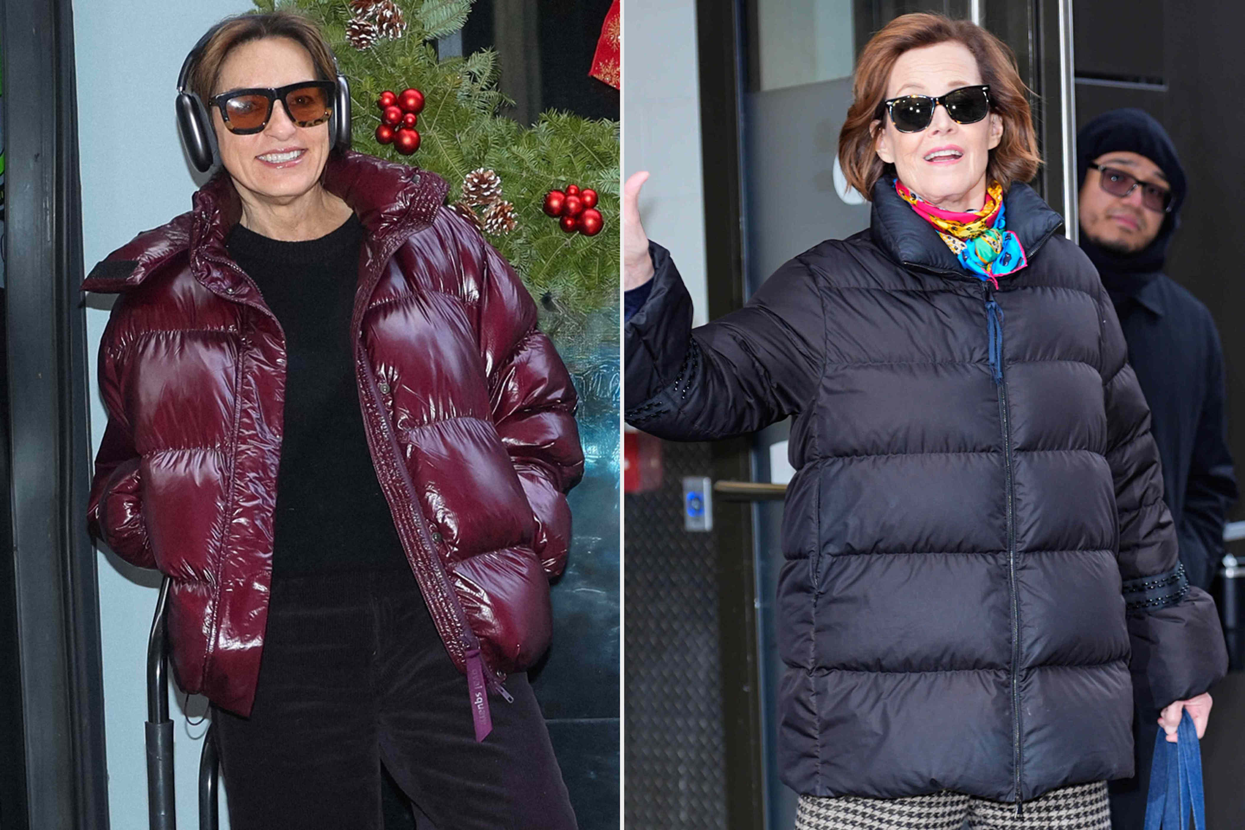 Mariska Hargitay and Sigourney Weaver broke out this essential winter ...