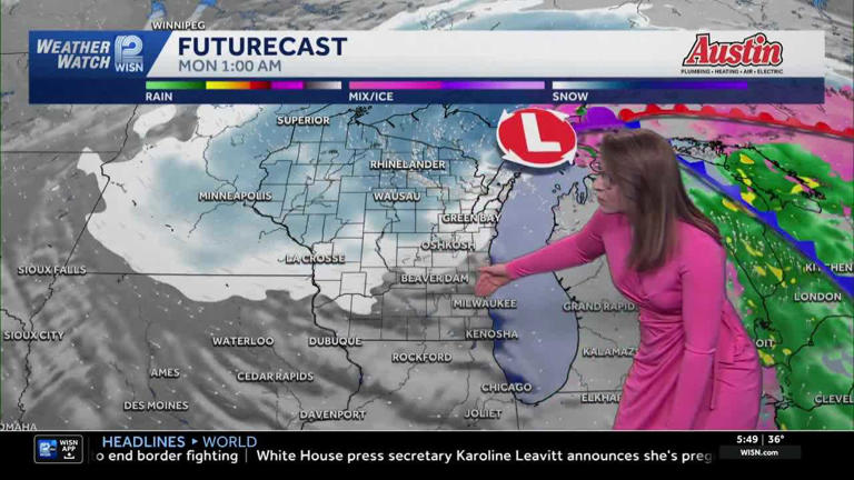 Weekend SE Wisconsin weather: Rain turns to snow Sunday night