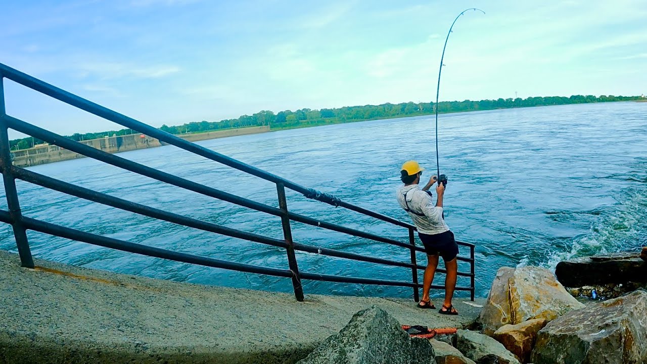 Snagged a rock that fought back in spillway monster battle