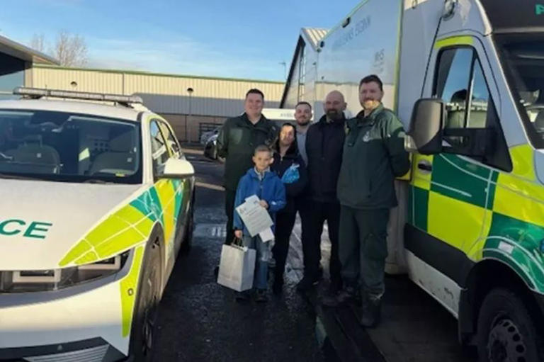 Hero Midlothian boy, 9, saves dad's life after calling 999 when he ...
