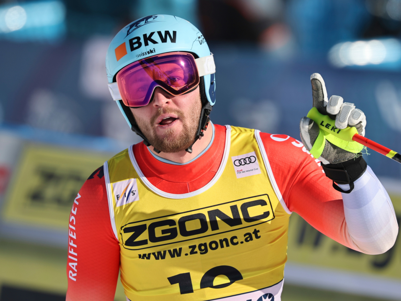 Les Suisses battus par Marco Schwarz