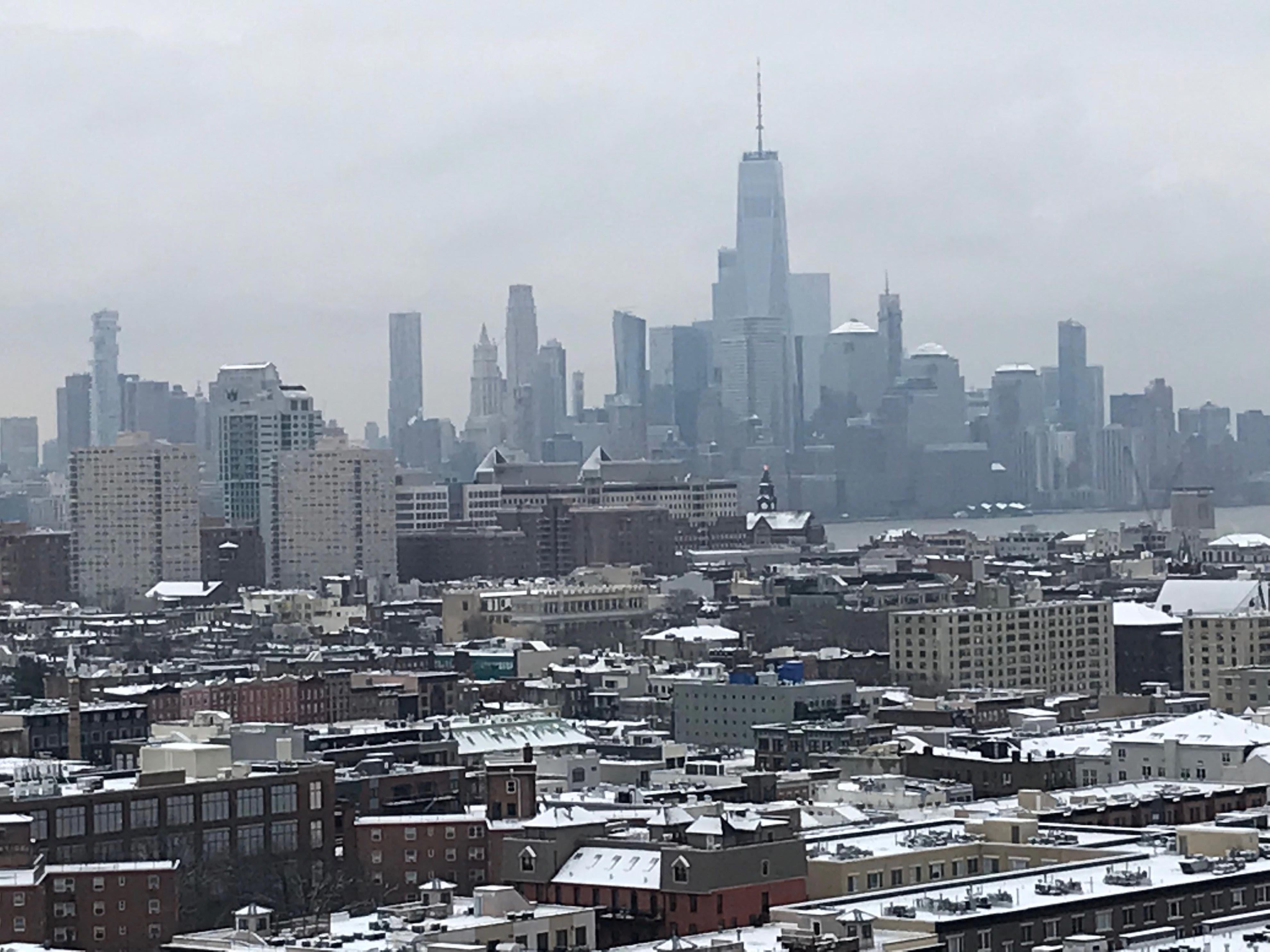 How much snow did NYC get?